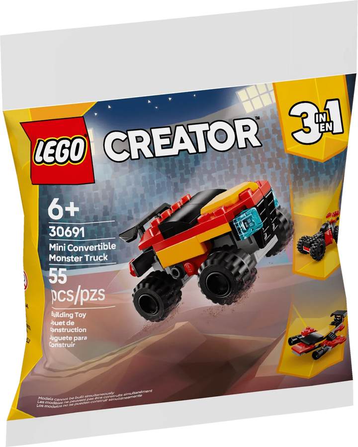 LEGO® Creator 3in1 Mini Convertible Monster Truck 30691 – Flipside Gaming