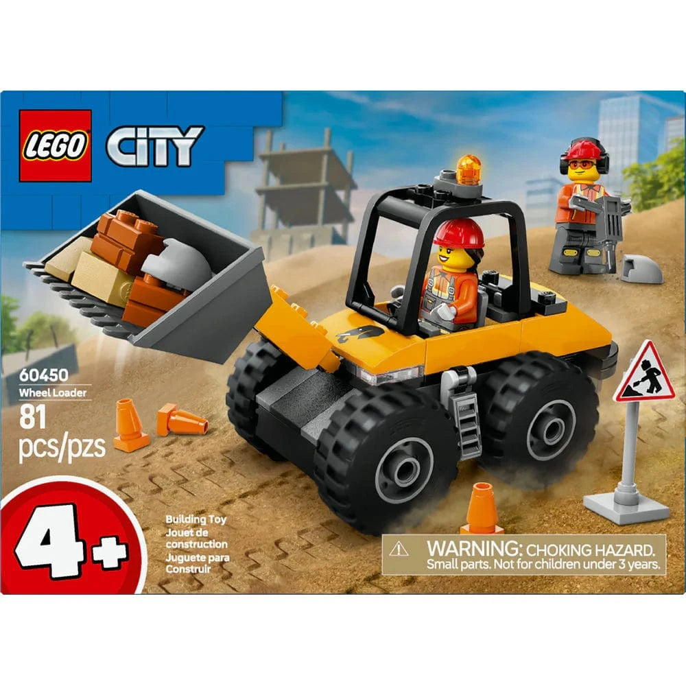 LEGO® City Yellow Construction Wheel Loader 60450 – Flipside Gaming
