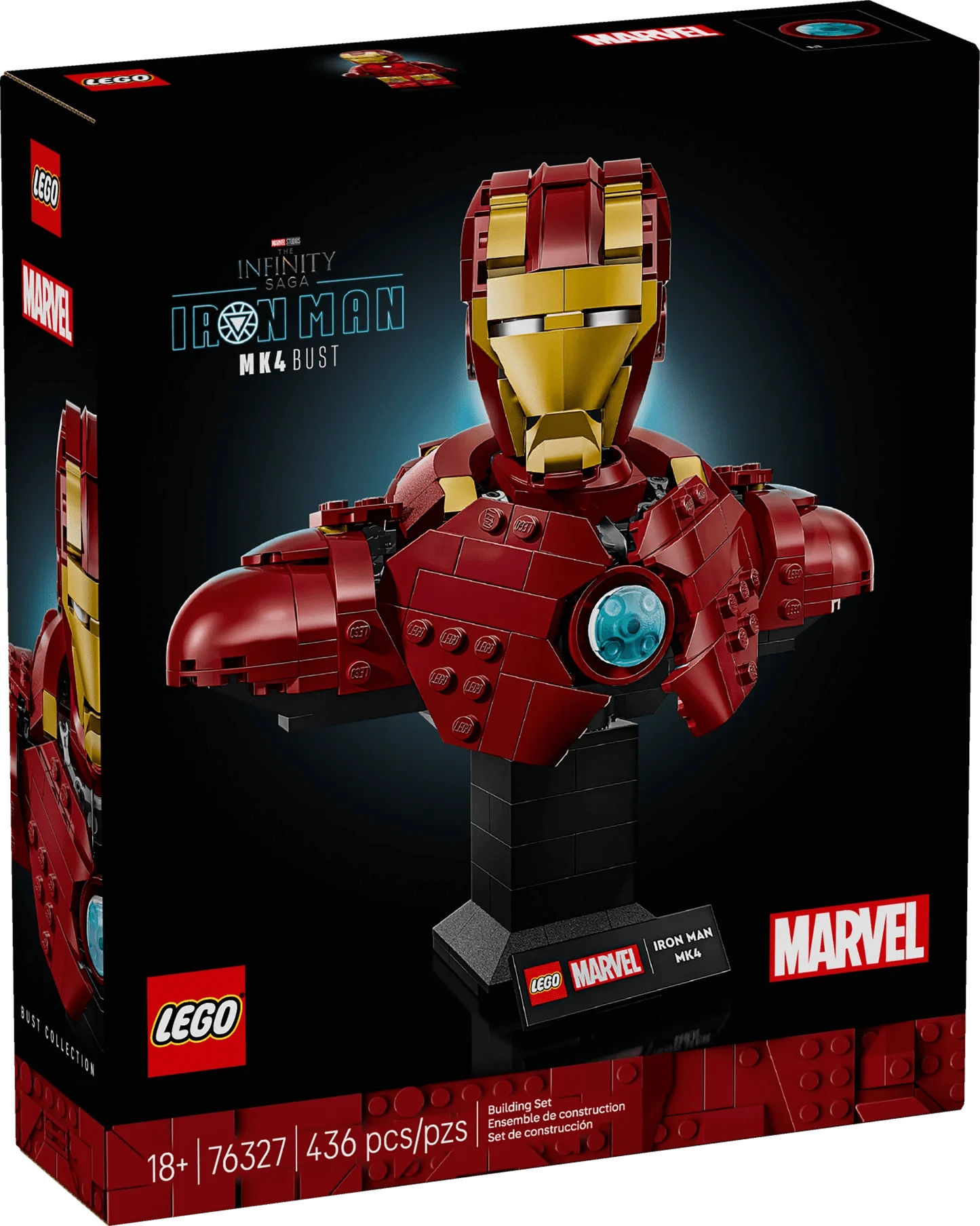 LEGO® Marvel Iron Man MK4 Bust 76327 – Flipside Gaming