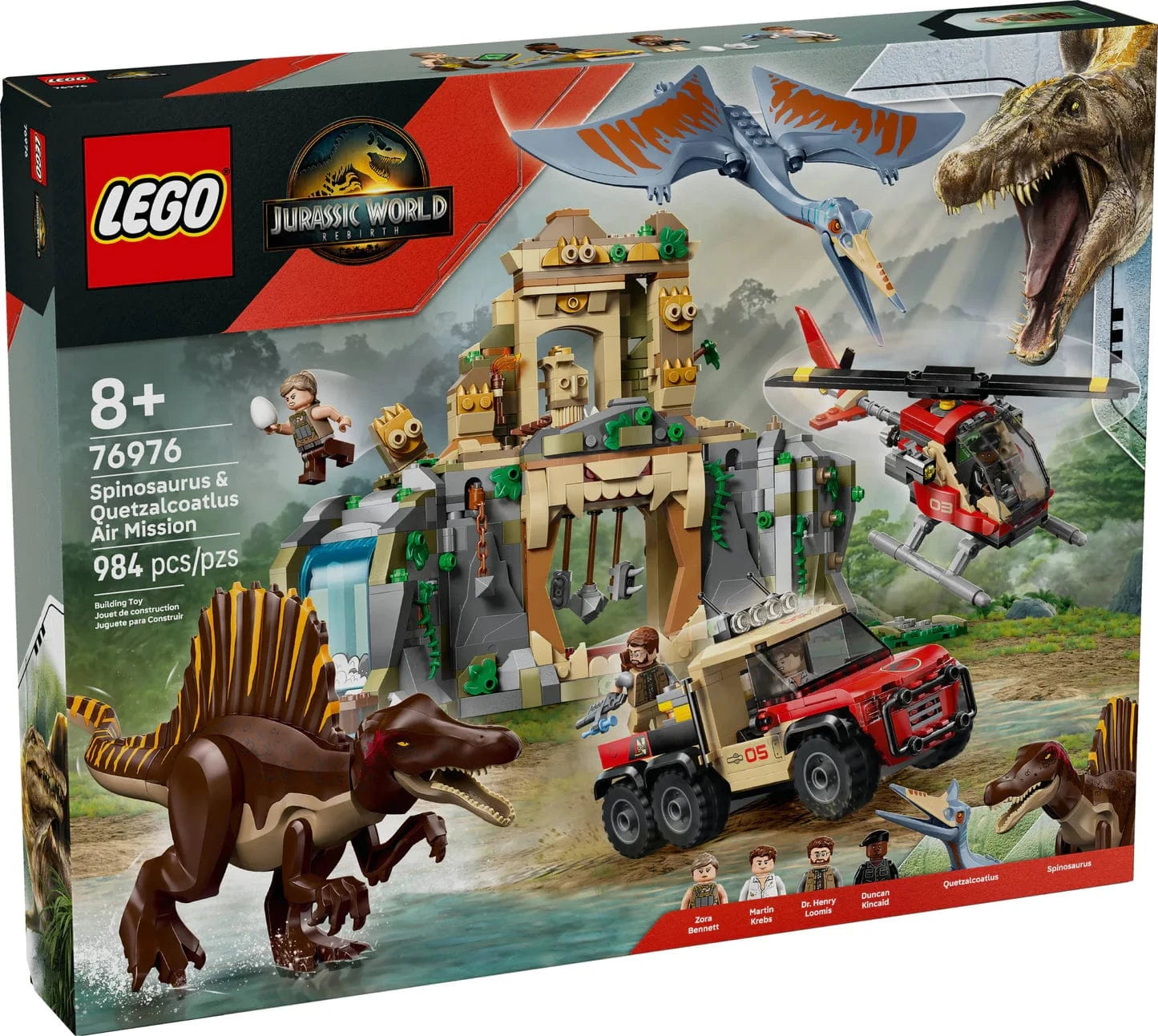 LEGO® Jurassic World Spinosaurus & Quetzalcoatlus Air Mission 76976 ...