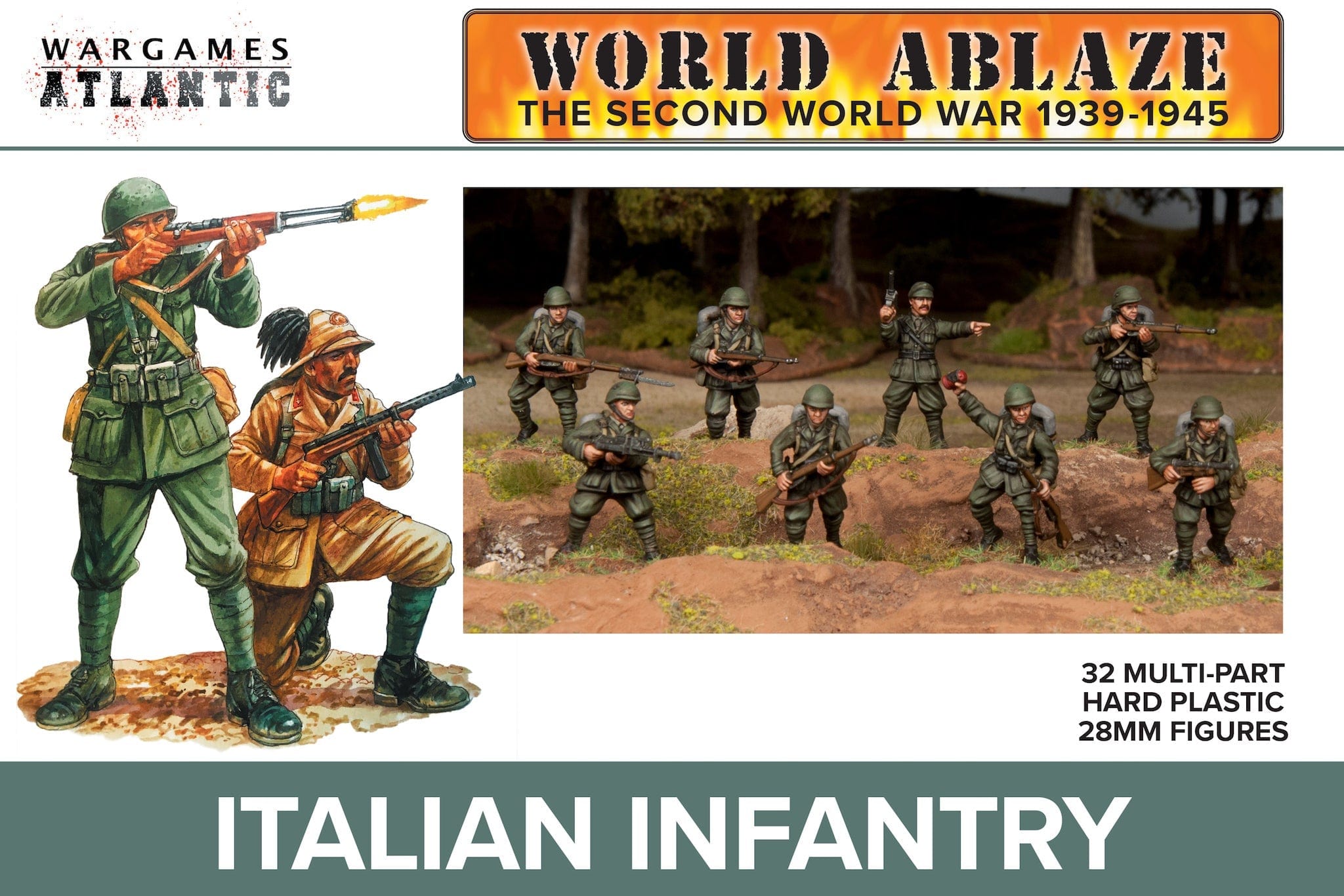 World Ablaze: Italian Infantry – Flipside Gaming