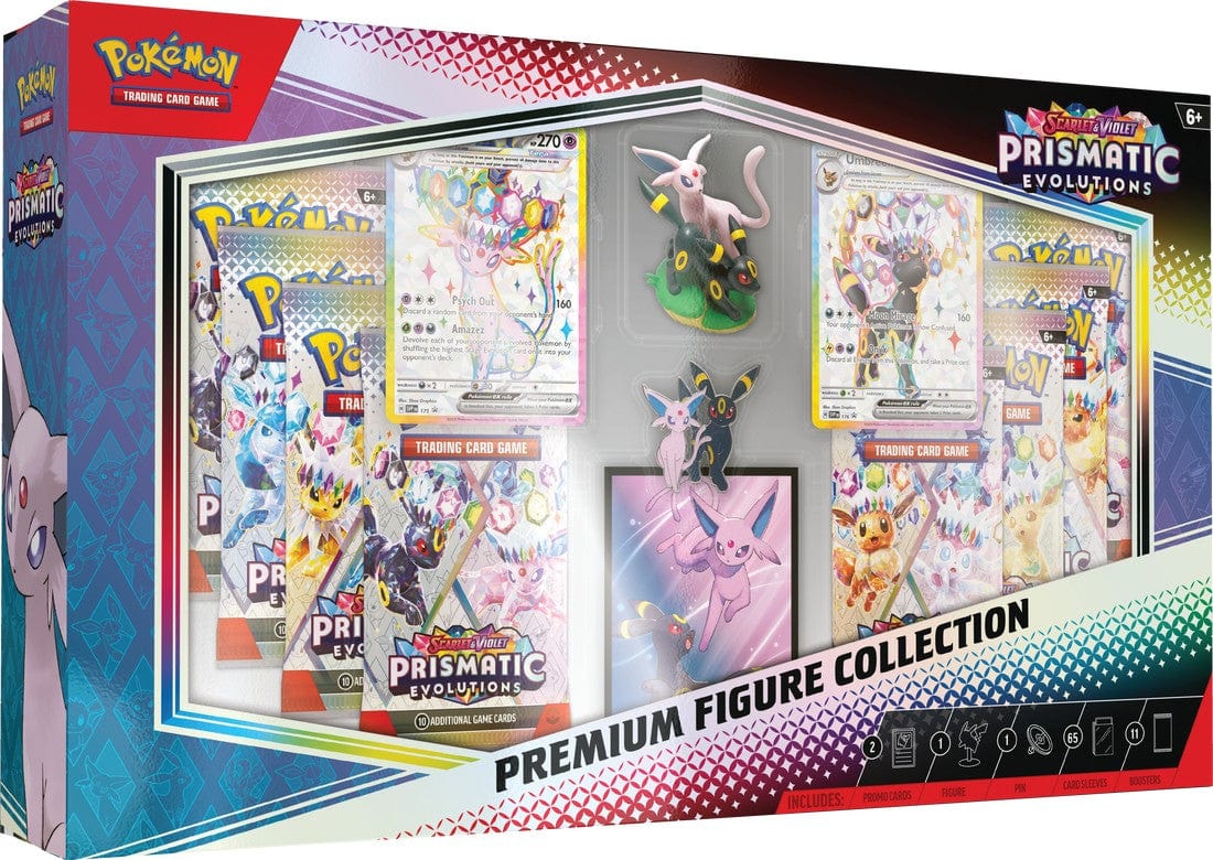 Pokemon Prismatic Evolutions SV08.5 Premium Figure Collection – Flipside Gaming