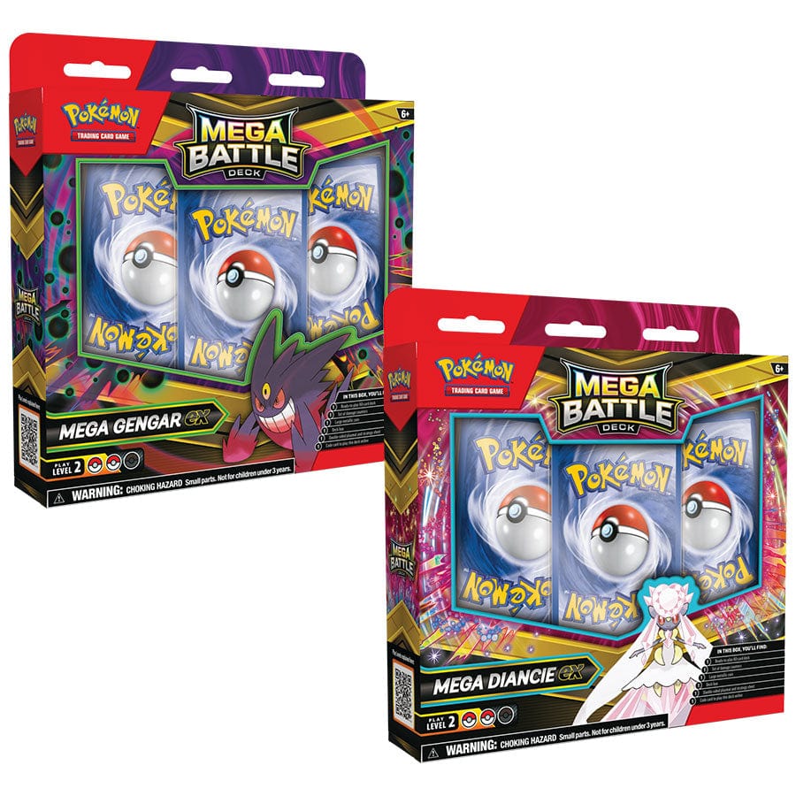 Pokemon -Set of 2- Mega Gengar/Diancie ex Mega Battle Decks – Flipside ...