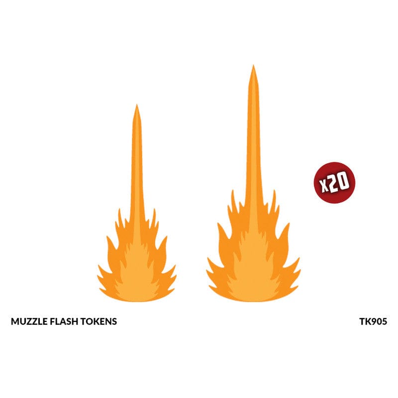 Muzzle Flash Token Set ('Nam) – FlipSide Gaming