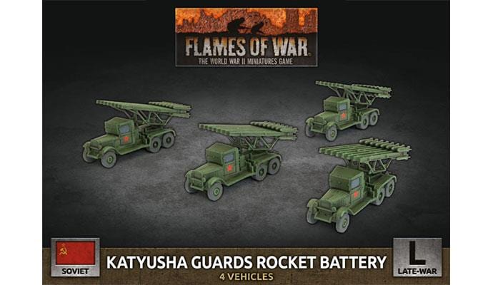 Soviet Katyusha Guards Rocket Battery x4 Tanks – Flipside Gaming