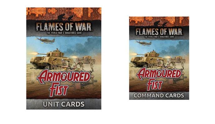 British Armoured Fist: Unit and Command Cards – Flipside Gaming