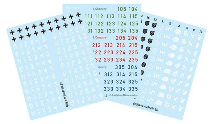 German Waffen-SS Decal Set – Flipside Gaming