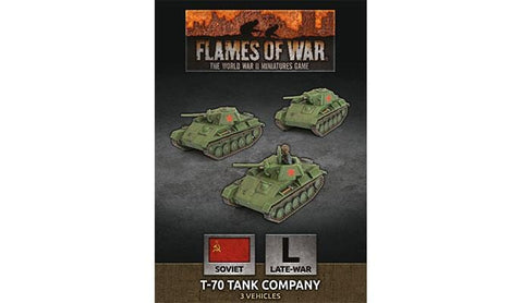 Soviet T70 Tank Company x3 Tanks | FlipSide Gaming