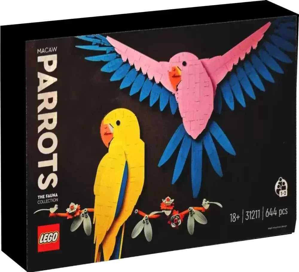 LEGO® Art The Fauna Collection - Macaw Parrots 31211 – Flipside Gaming