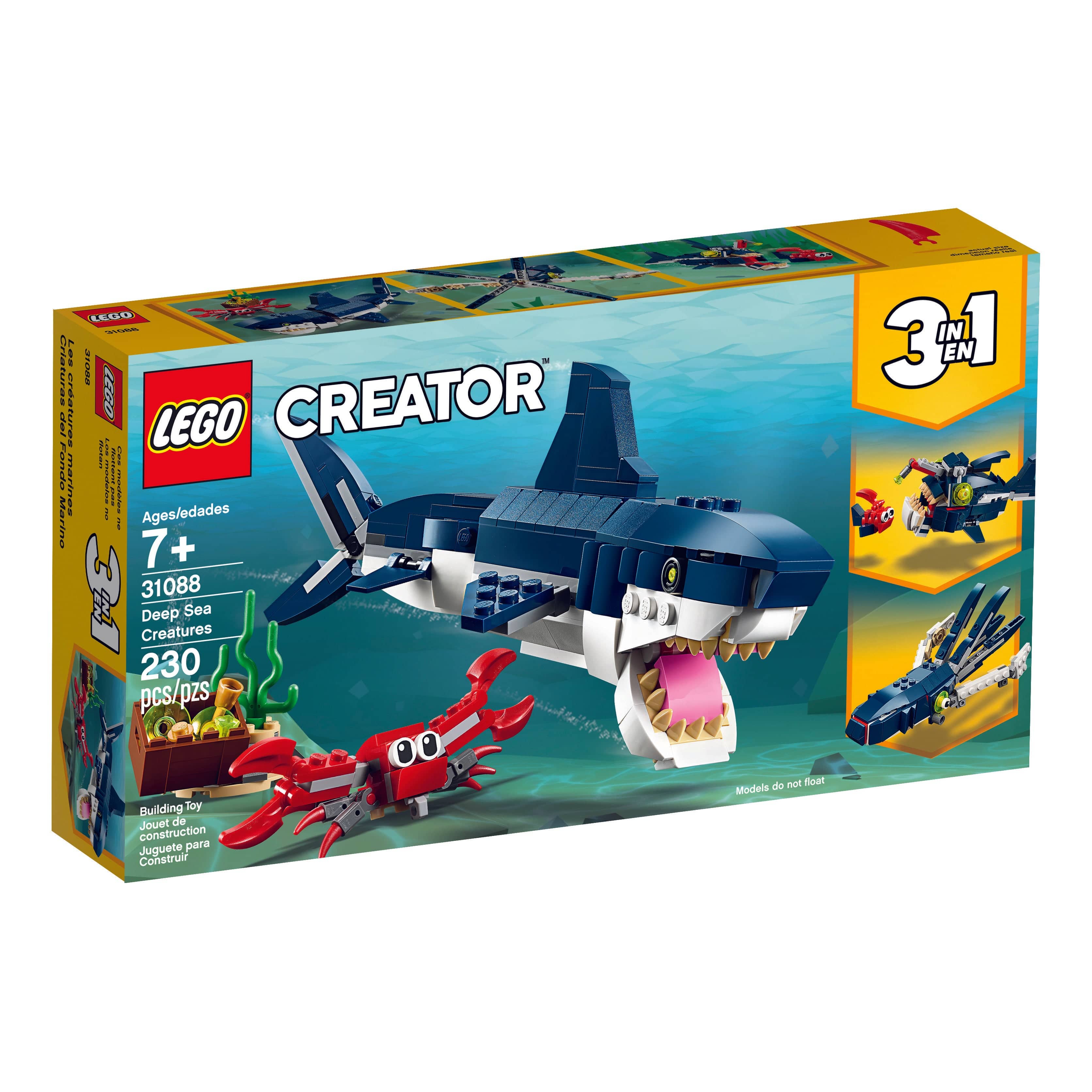 LEGO® Creator 3in1 Deep Sea Creatures 31088 – Flipside Gaming