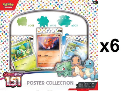 Pokemon 151 [6x] Poster Collection Case | FlipSide Gaming